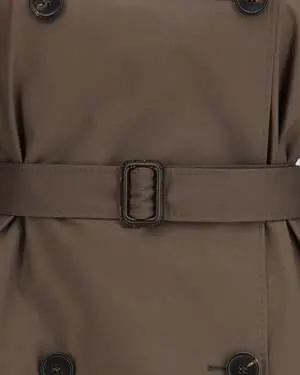 Max Mara Technical Cotton-blend Twill Trench Coat
