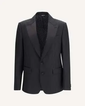 Dolce & Gabbana Striped Peak-lapel Blazer