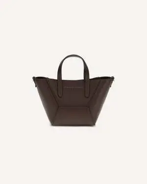 Brunello Cucinelli Leather Handbag - Bordeaux