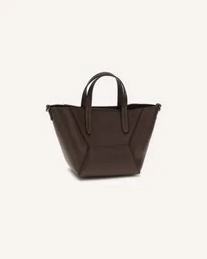 Brunello Cucinelli Leather Handbag - Bordeaux