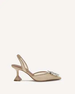Amina Muaddi Begum Pumps - Beige