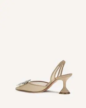 Amina Muaddi Begum Pumps - Beige