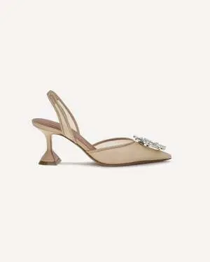 Amina Muaddi Begum Pumps - Beige