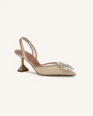 Amina Muaddi Begum Pumps - Beige