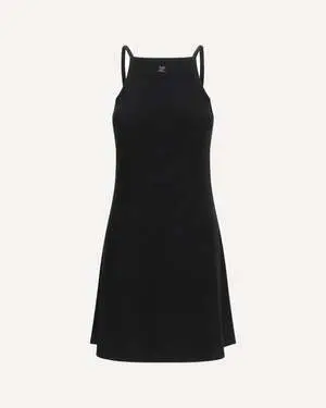 COURREGES Logo Mini Dress