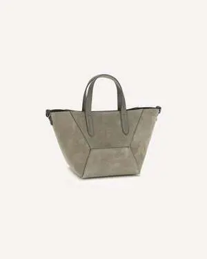 Brunello Cucinelli Suede Shoulder Bag