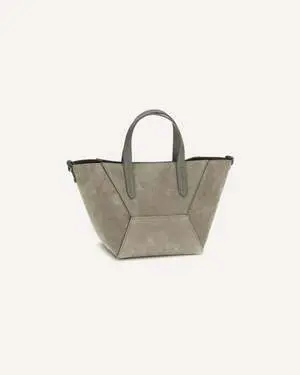 Brunello Cucinelli Suede Shoulder Bag