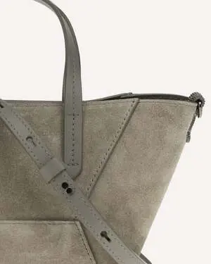 Brunello Cucinelli Suede Shoulder Bag