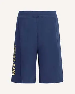 Versace Logo Detail Drawstring Shorts