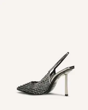 LE SILLA Gilda Embellished Stiletto Pumps - Black