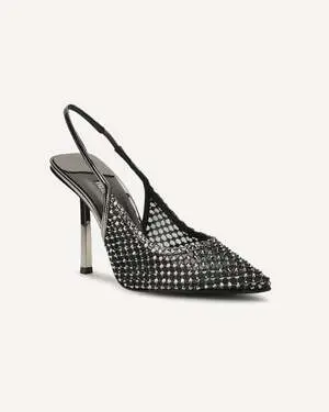 LE SILLA Gilda Embellished Stiletto Pumps - Black