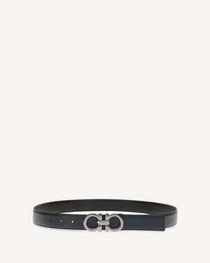 FERRAGAMO Reversible And Adjustable Gancini Belt