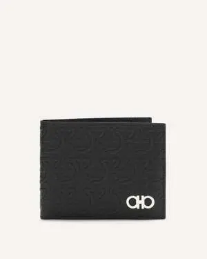 FERRAGAMO Leather Wallet - Black
