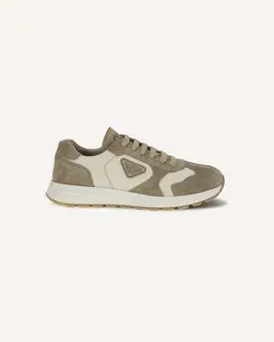 Prada Prax Sneakers In Suede And Re-nylon