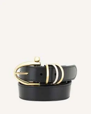Chloé Chloé Leather Belt Black