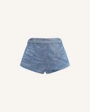 DIESEL® Cotton Shorts With Distressed Finish