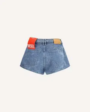 DIESEL® Cotton Shorts With Distressed Finish