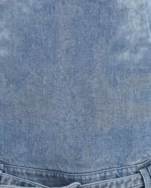 DIESEL® De-sayra Denim Top With Open Back - Blue