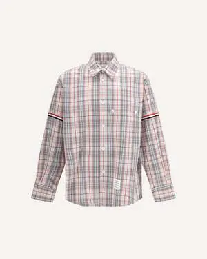 Thom Browne Check Shirt With Tartan Pattern - Multicolour
