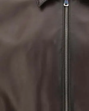 ANDREA D'AMICO Leather Bomber Jacket