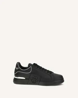 Philipp Plein Phantom Leather Lace-up Sneakers
