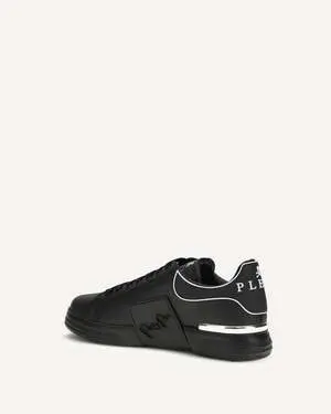 Philipp Plein Phantom Leather Lace-up Sneakers