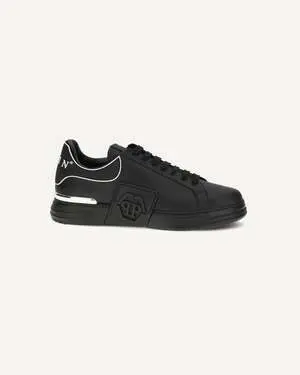 Philipp Plein Phantom Leather Lace-up Sneakers