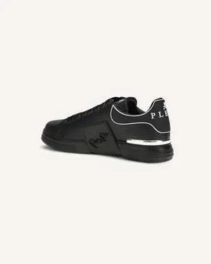 Philipp Plein Phantom Leather Lace-up Sneakers
