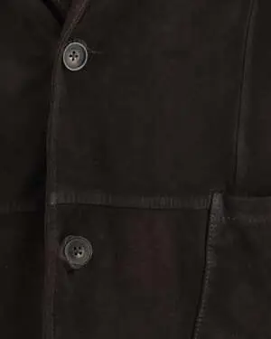 ANDREA D'AMICO Suede Single-breasted Jacket