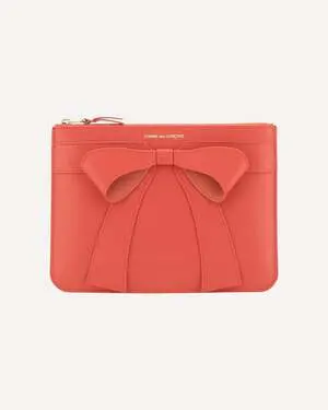 Comme Des Garçons Big Bow Coin Purse - Red