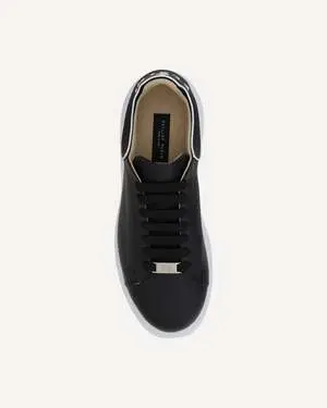 Philipp Plein Leather Lace-up Sneakers