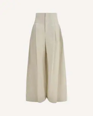Brunello Cucinelli Palazzo Pants - Cream