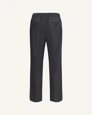 Dolce & Gabbana Wool Pinstriped Trousers - Grey