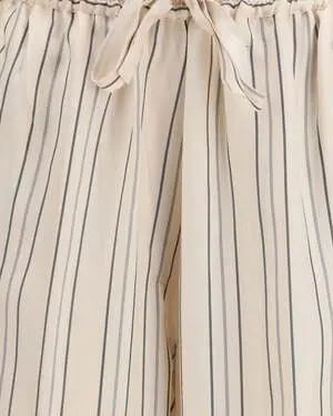 UMIT BENAN Michelle Silk Pants With Striped Pattern