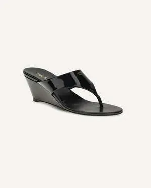 Prada Leather Thong Sandals
