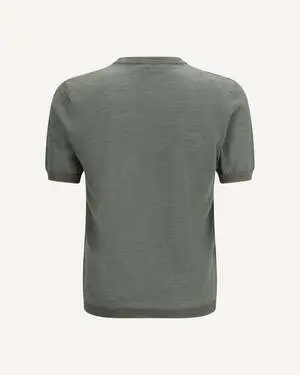 BROOKSFIELD Short-sleeved Linen Blend Shirt
