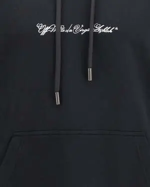 Off-White Script Arrow Diagonal Skate Hoodie - Black