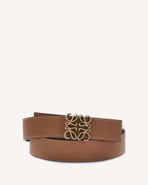 Loewe Anagram Reversible Belt - Brown