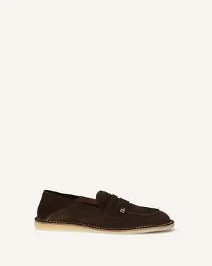 Dolce & Gabbana Suede Loafers - Brown