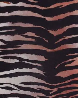 Pinko Tiger Print Short Sleeve Dress
