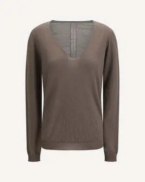 Rick Owens Temple Extreme V-neck Sweater