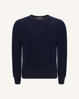 Brunello Cucinelli Virgin Wool Sweater - Blue