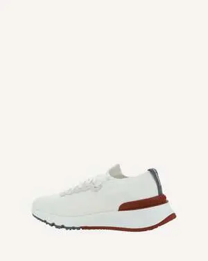 Brunello Cucinelli Cotton Lace-up Sneakers