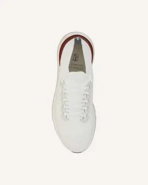 Brunello Cucinelli Cotton Lace-up Sneakers