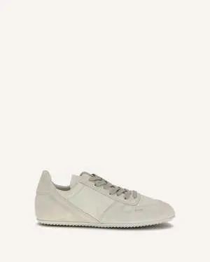 Rick Owens Fabric And Leather Sneakers - Grey