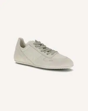 Rick Owens Fabric And Leather Lace-up Sneakers