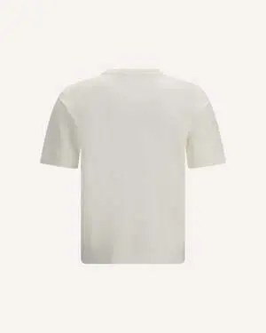 PIACENZA CASHMERE 1733 Short Sleeve Crewneck Sweater - Blue