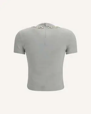 Dolce & Gabbana Jersey T-shirt With Print And Embellishments