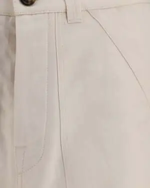 Brunello Cucinelli Linen Pants With Drawstring Hem