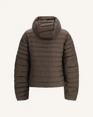 Canada Goose Aethera Tonal Label Hooded Jacket - Brown